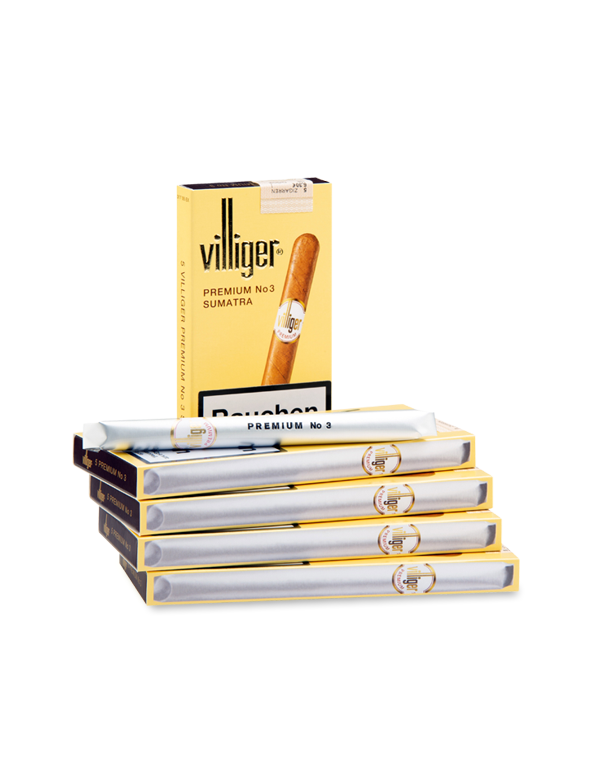 VILLIGER PREMIUM NO 3 Sumatra - Elegante Zigarre